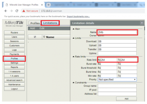 How to use the Mikrotik User Manager ~ PT. Network Data Sistem