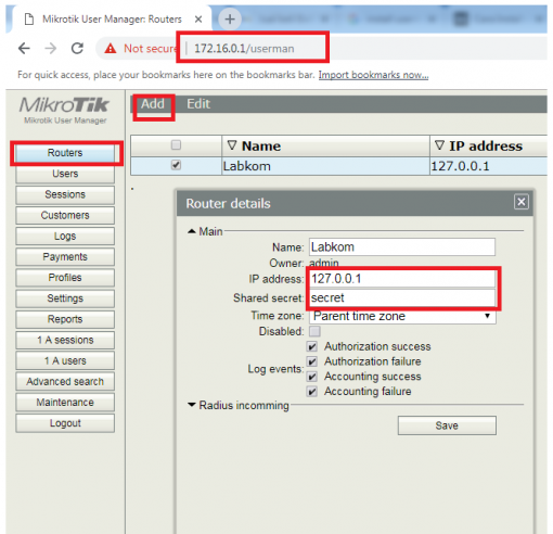 How to use the Mikrotik User Manager ~ PT. Network Data Sistem