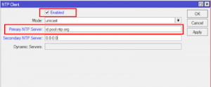 The Easiest Mikrotik SNTP Client Setting ~ PT. Network Data Sistem